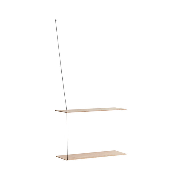 Stedge Solid Oak Hanging Shelves WOUD – Lagom 142